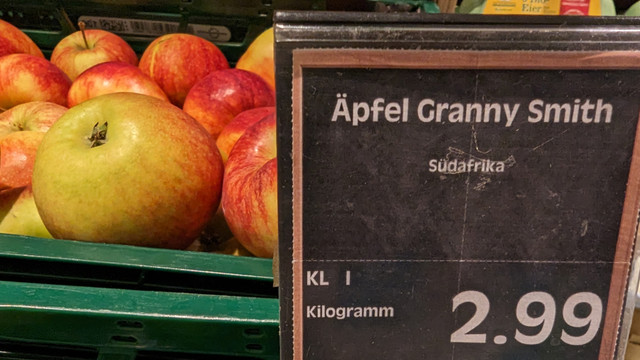 Äpfel vom anderen Ende der Welt: Muss das im Herbst sein?