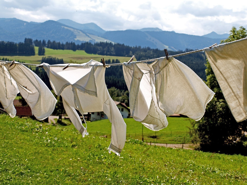 Wsche In Der Sonne Trocknen